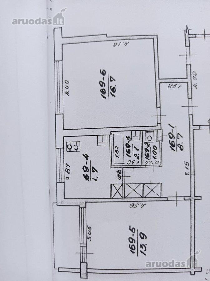 Butas, Kaune Dainavoje Taikos pr., 2 kambarių butas - Aruodas.lt