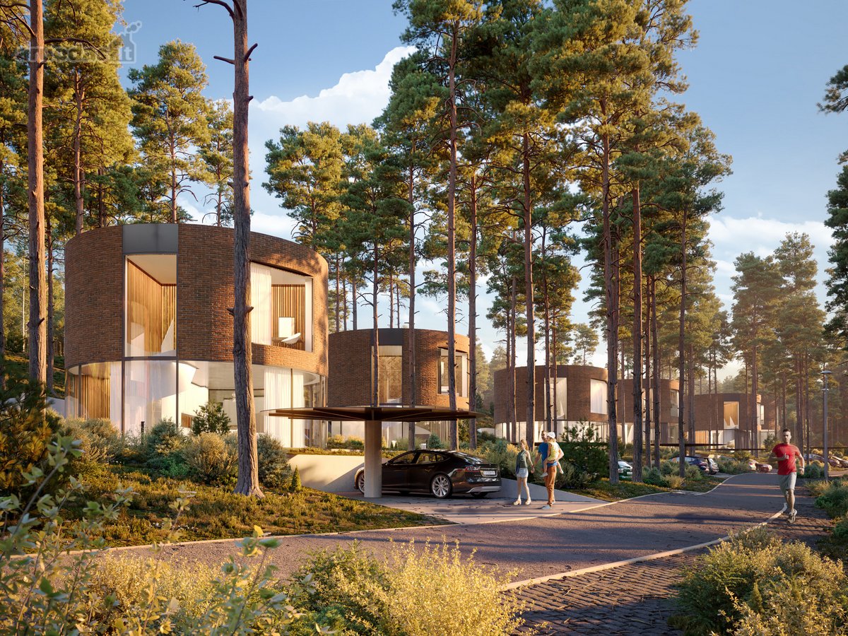 Namas, Klaipėdoje Giruliuose Litorinos g., monolitinis namas ...