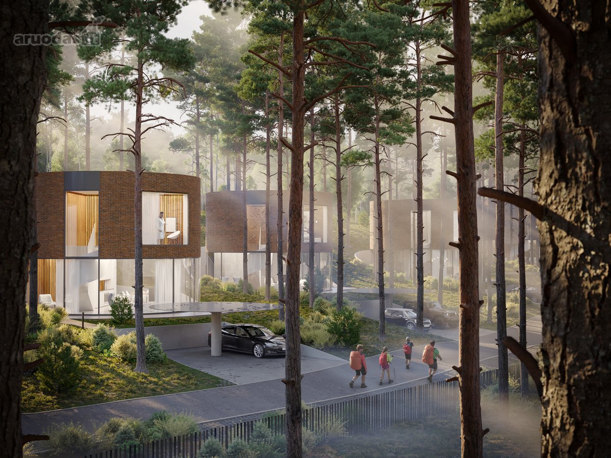 Namas, Klaipėdoje Giruliuose Litorinos g., monolitinis namas ...