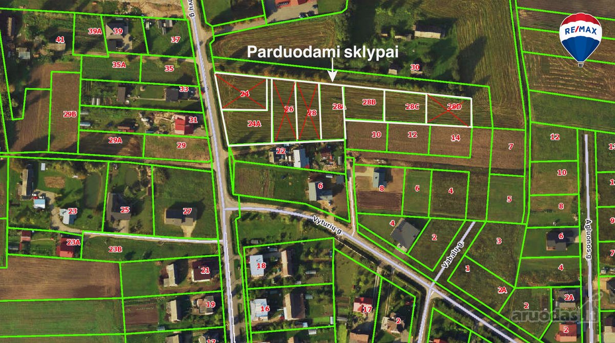 Parduodami sklypai Klevų g. 24a, 28a, 28b, - Skelbiu.lt