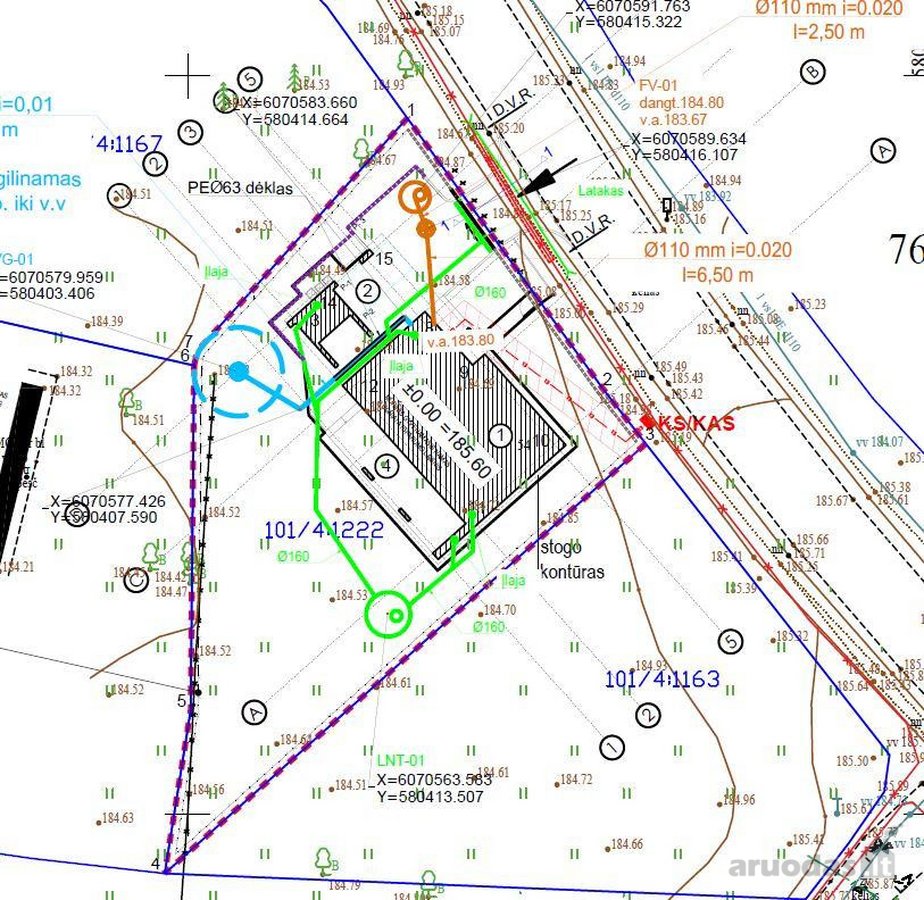 Sklypas, Vilniuje Bajoruose Bajorų kel. sklypas Nekilnojamo turto ...