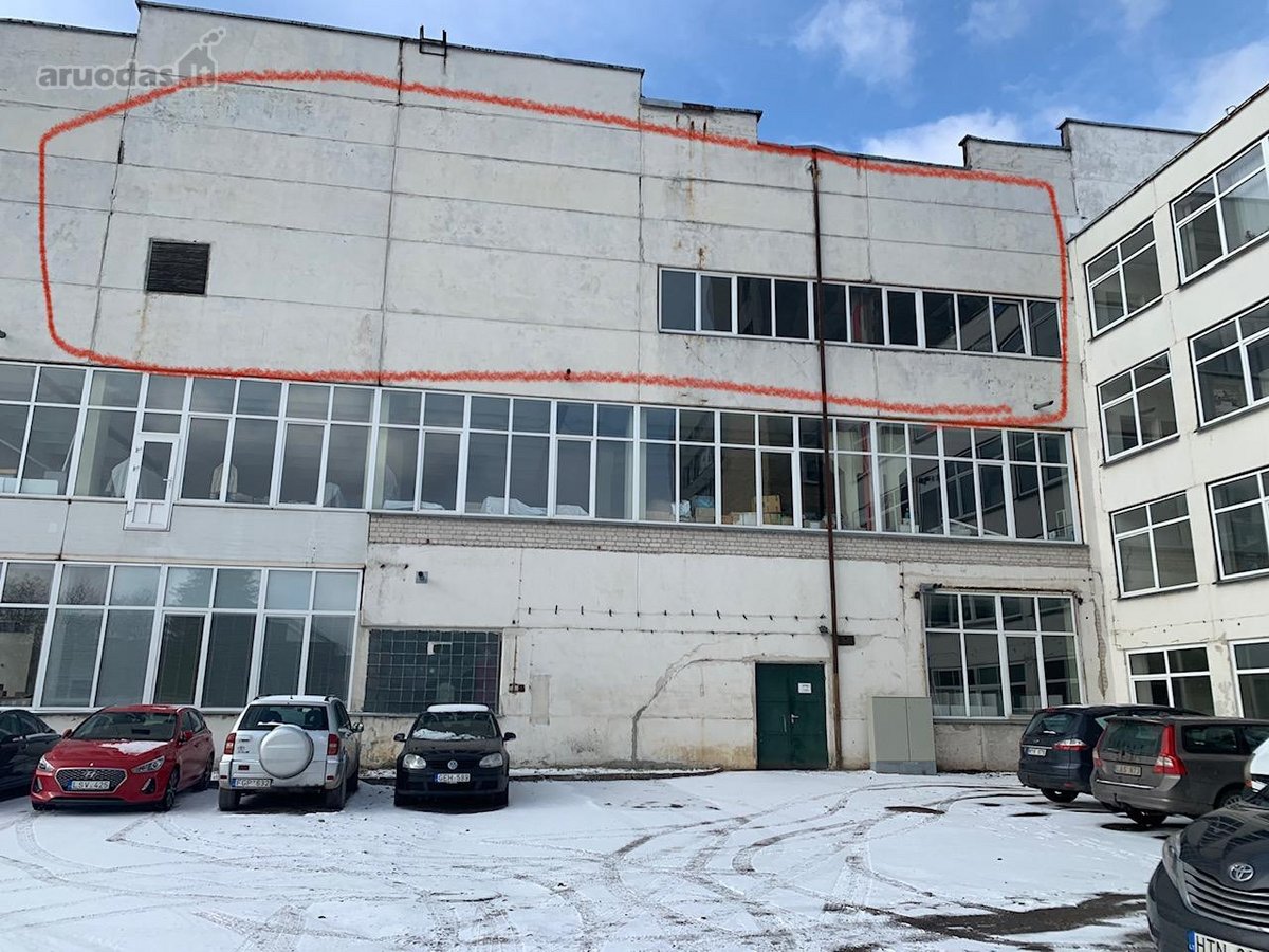 Patalpa ketvirtame aukšte gamybiniame pastate - Skelbiu.lt
