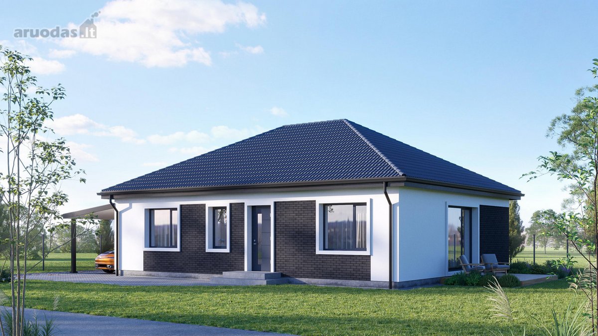 Namas, Kaune Rokuose Mėnulio g., mūrinis namas Nekilnojamo turto ...