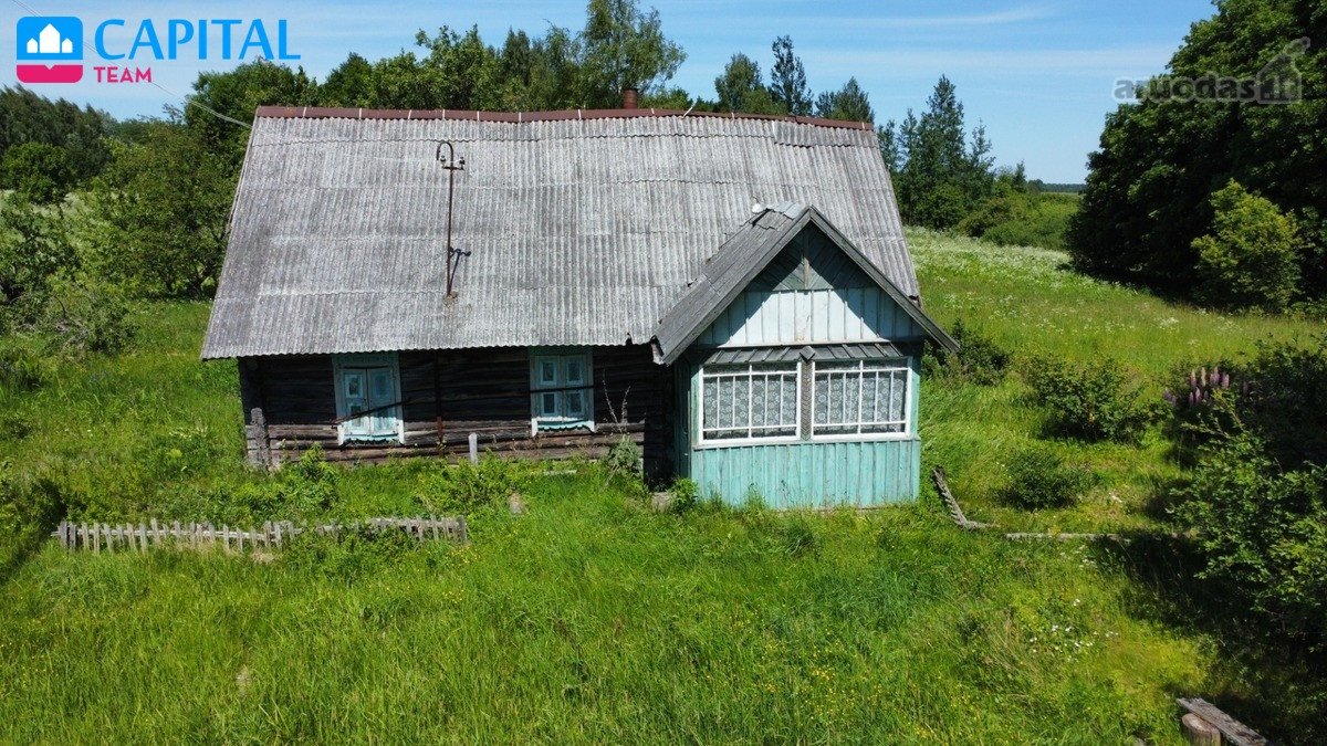 Namas, Ignalinos r. Svirkų k., medinis namas Nekilnojamo turto ...