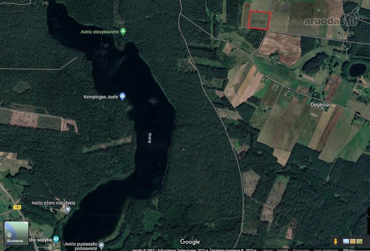 2ha sklypas netoli Avirio ežero, Guobinių k. - Skelbiu.lt