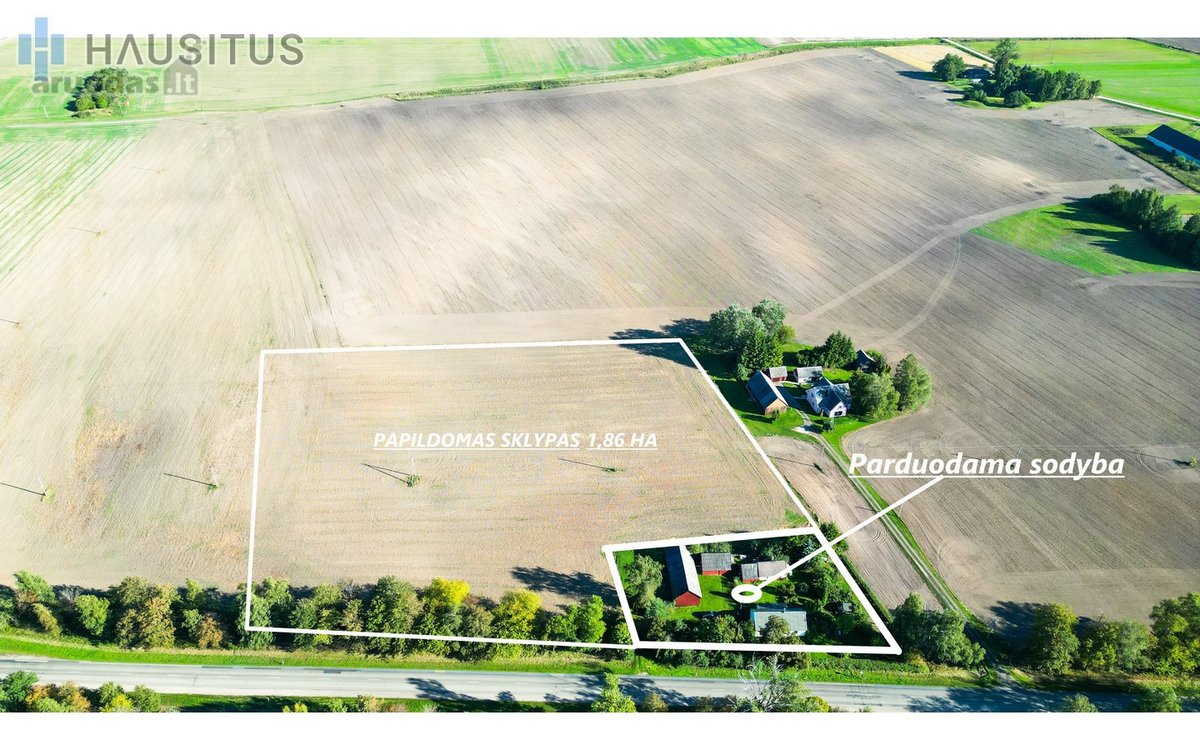 Namas, Šakių r. Kubilėlių k. Šakių g., rąstinė sodyba Nekilnojamo turto ...