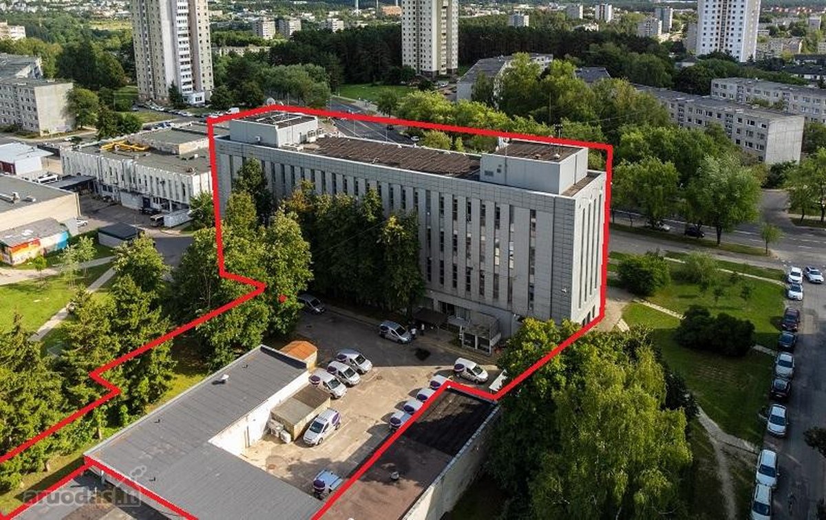 Visas pastatas, Vilniuje Lazdynuose Architektų g. patalpos Nekilnojamo ...