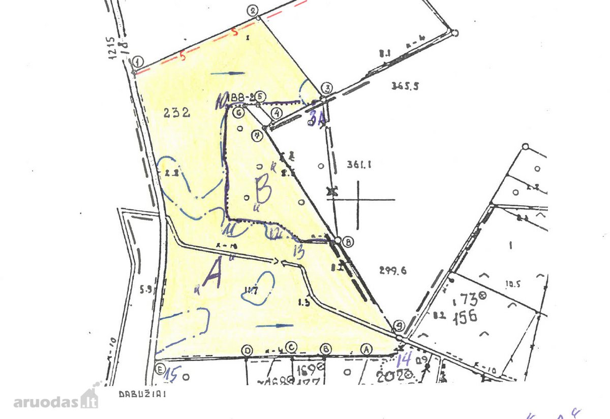 Sklypas, Anykščių r. Naujonių k. sklypas Nekilnojamo turto skelbimai ...