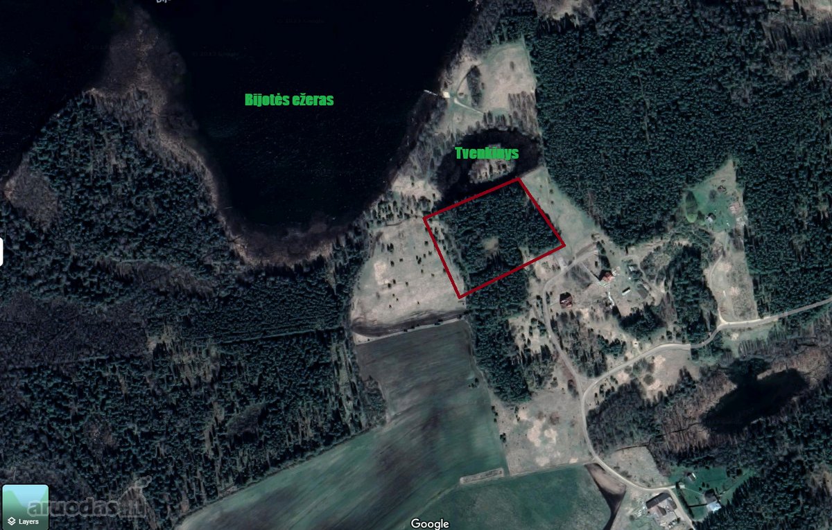 Sklypas, Šiaulių r. Pabijočių k. Bijotės g. sklypas Nekilnojamo turto ...