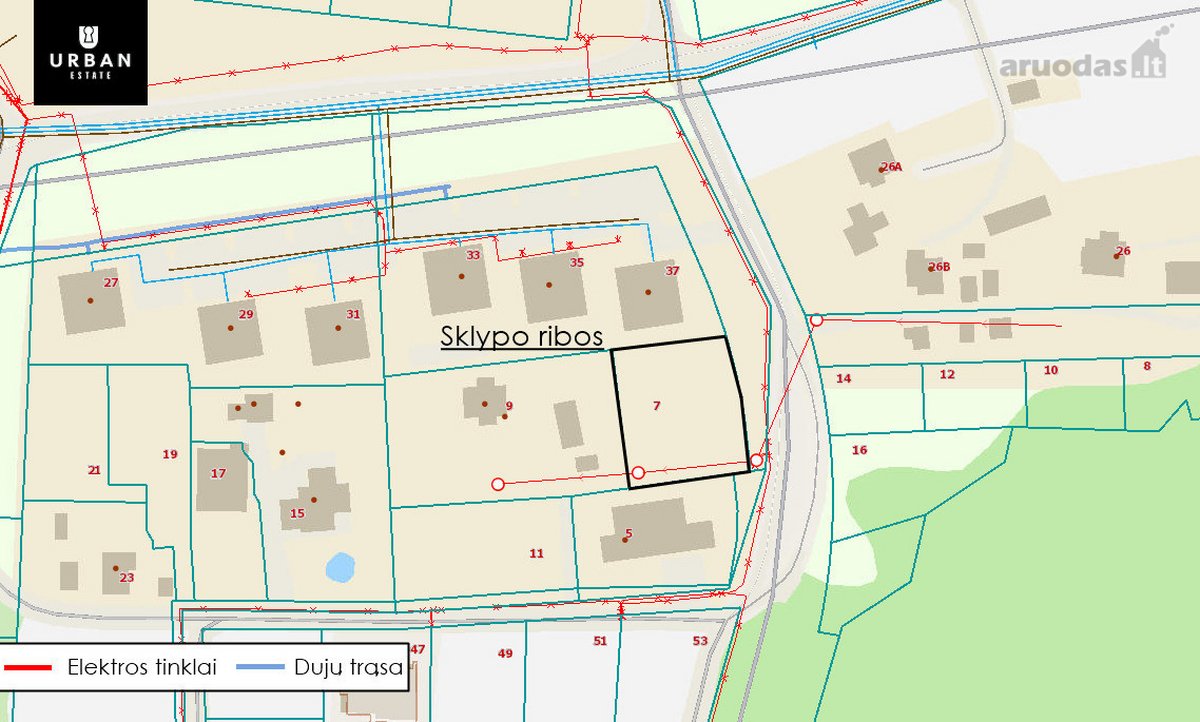 Sklypas, Vilniuje Bajoruose Kazio Bradūno g. sklypas Nekilnojamo turto ...