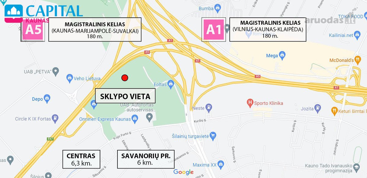 Sklypas, Kaune Šilainiuose Žemaičių pl. sklypas Nekilnojamo turto ...