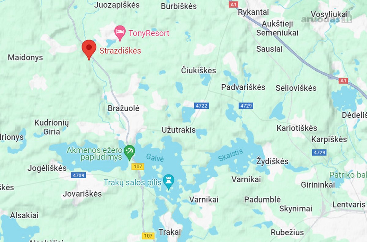 Parduodamas sklypas Strazdiškėse, Trakų raj. - Skelbiu.lt