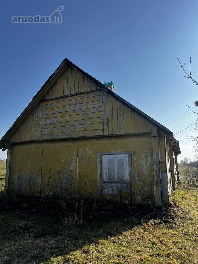 Namas, Prienų r. Stakliškių k. Lauko g., rąstinis namas Nekilnojamo ...