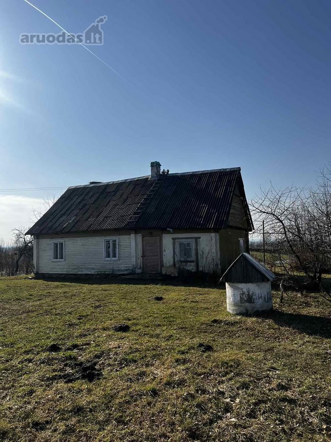 Namas, Prienų r. Stakliškių k. Lauko g., rąstinis namas Nekilnojamo ...