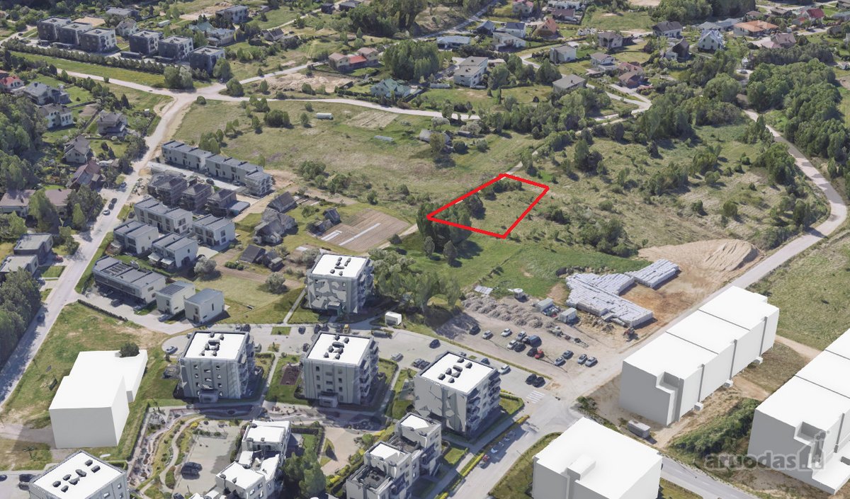 Sklypas, Vilniuje Bajoruose Mykolo Lietuvio g. sklypas Nekilnojamo ...