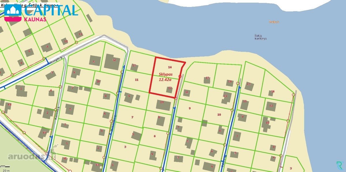 Sklypas, Kauno r. Šatijų k. Kalnagūbrio g. sklypas Nekilnojamo turto ...