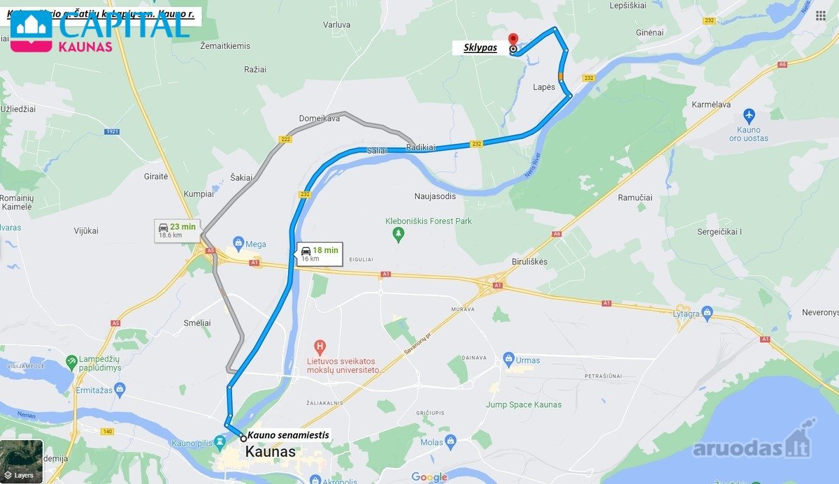 Sklypas, Kauno r. Šatijų k. Kalnagūbrio g. sklypas Nekilnojamo turto ...