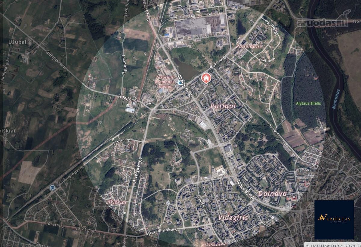 Namas, Alytuje Putinuose Miklusėnų g., karkasinis namas Nekilnojamo ...