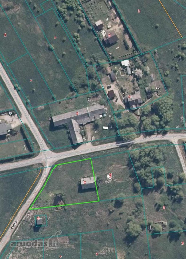 Sklypas, Klaipėdos r. Kalotės k. Adomo Brako g. sklypas Nekilnojamo ...