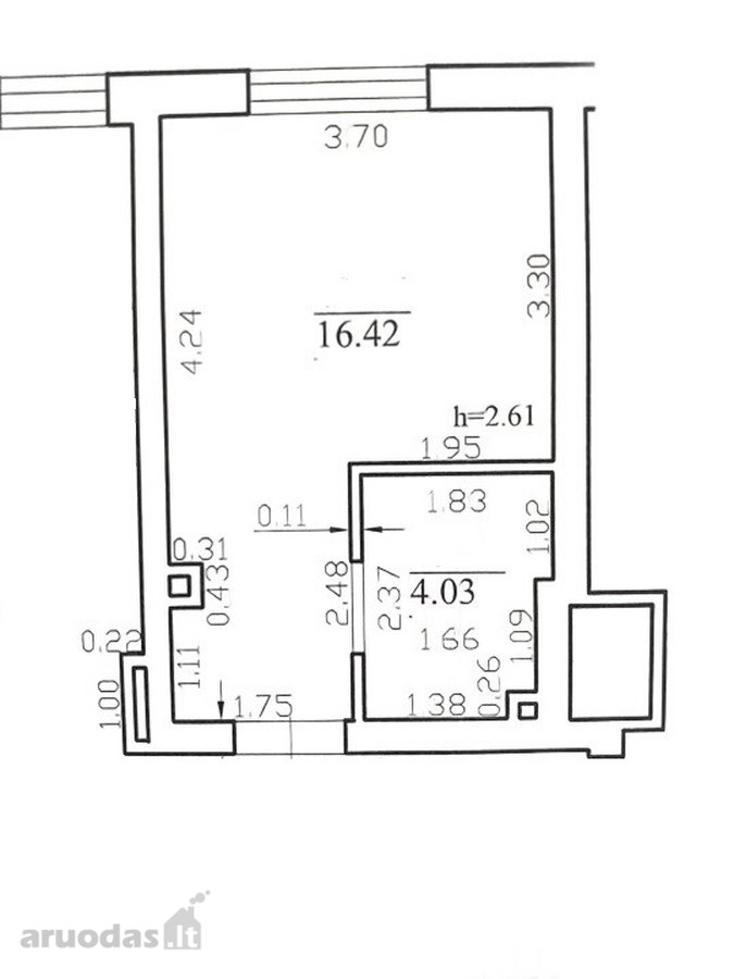 Butas, Vilniuje Pilaitėje Bitėnų g., 1 kambario butas Nekilnojamo turto ...