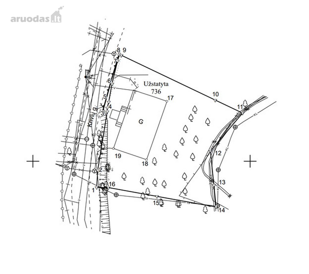 Sklypas, Vilniuje Užupyje Krivių g. sklypas Nekilnojamo turto skelbimai ...