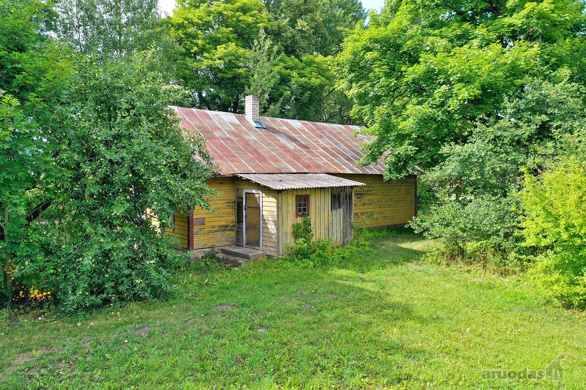 Namas, Zarasų r. Veleikių k., rąstinis namas Nekilnojamo turto ...