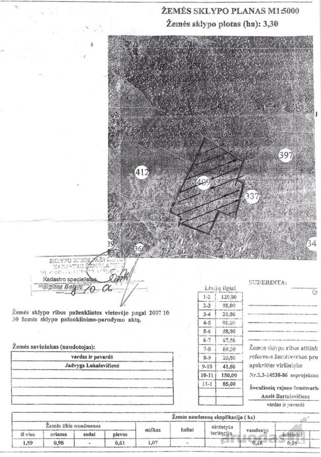 Sklypas, Švenčionių r. Melagėnų k. Žeimenos g. sklypas Nekilnojamo ...