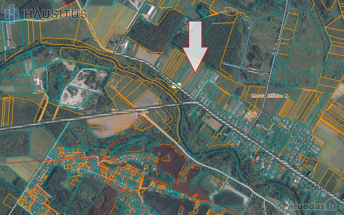 Sklypas, Panevėžio r. Karsakiškio k. Pelėdų g. sklypas Nekilnojamo ...