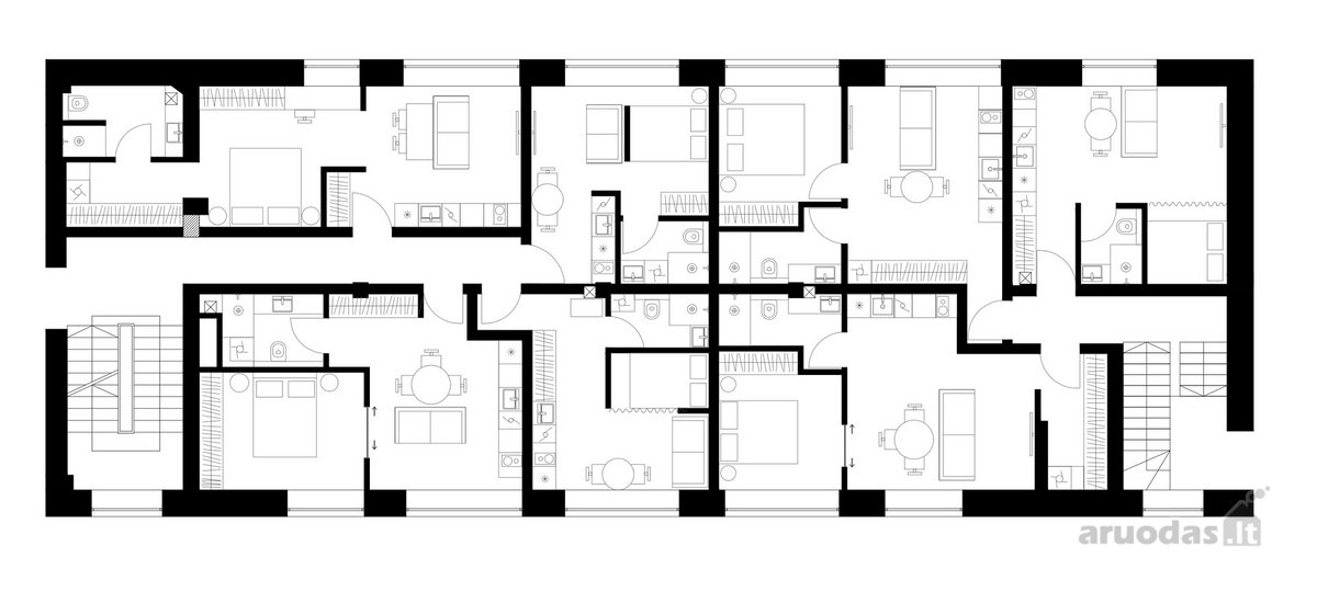 Butas, Vilniuje Užupyje Polocko g., 1 kambario butas Nekilnojamo turto ...