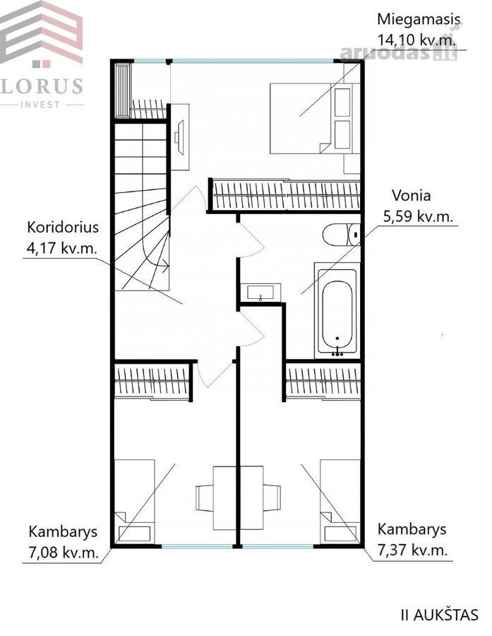 Namas, Vilniuje Mažuosiuose Gulbinuose Vaišelgos g., mūrinis ...