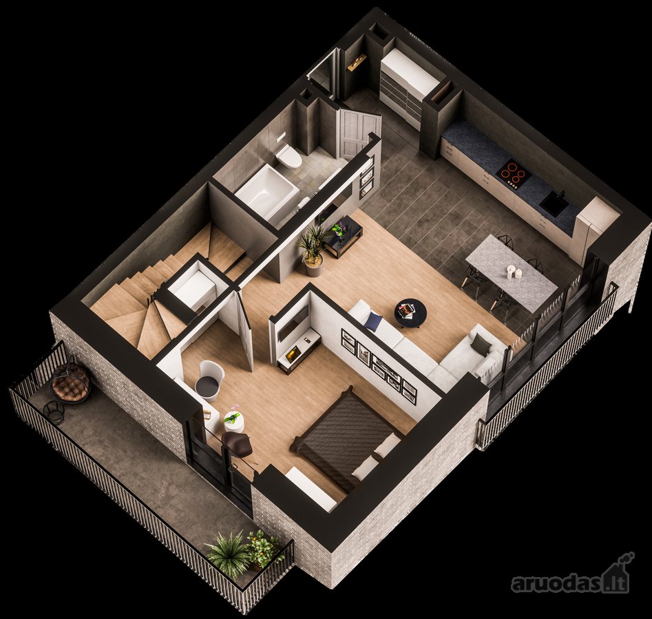 Butas, Kaune Šilainiuose Baltų pr., 4 kambarių butas Nekilnojamo turto ...