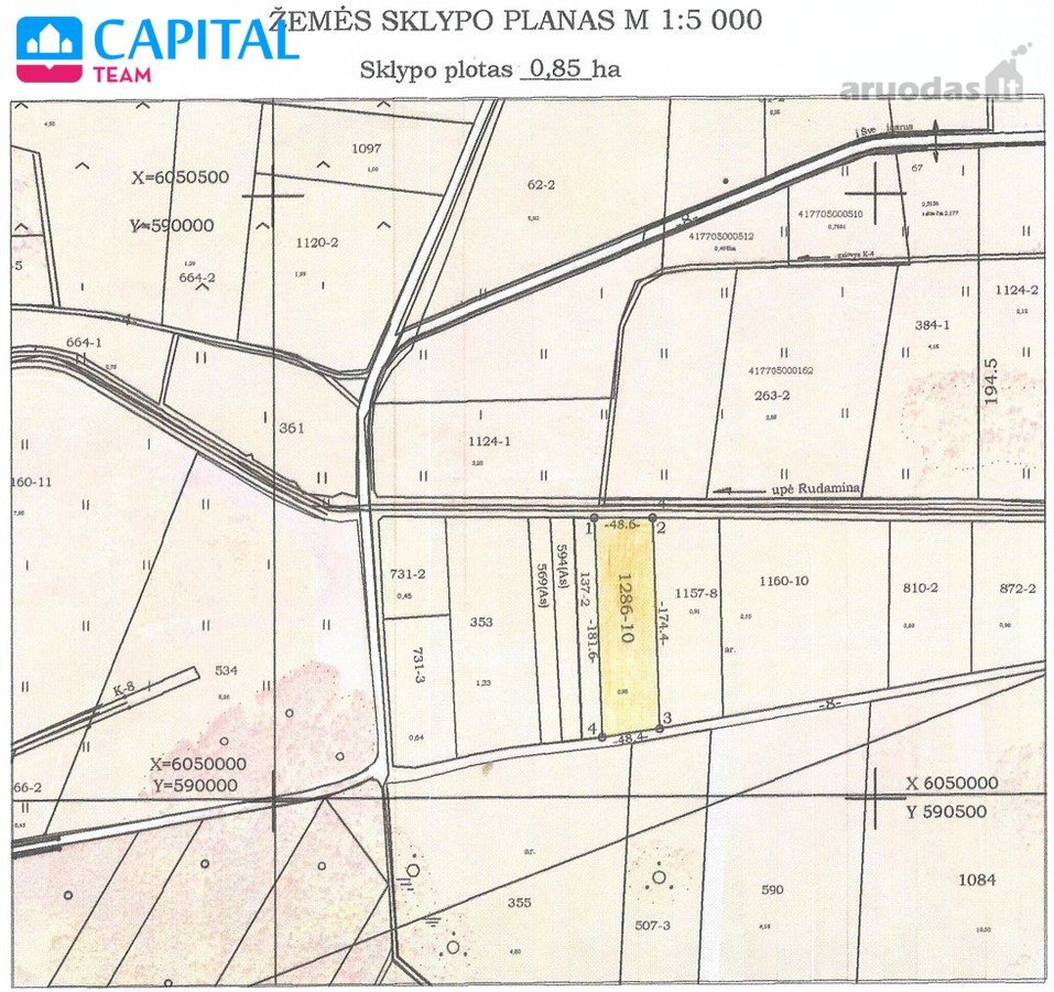 Erdvus Sklypas Su Upės Pakrante ! - Skelbiu.lt