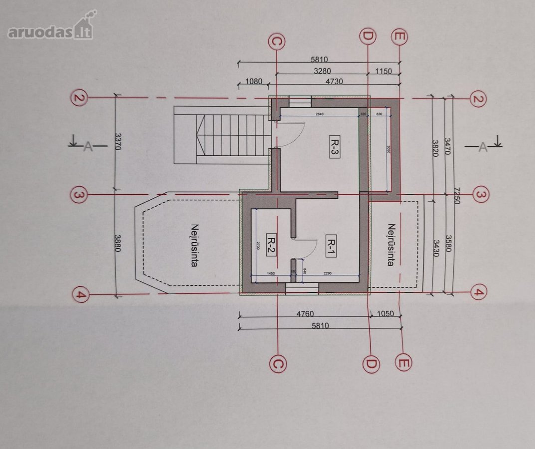 Namas, Kauno r. Neveronių k. Kertupio g., mūrinis namas Nekilnojamo ...