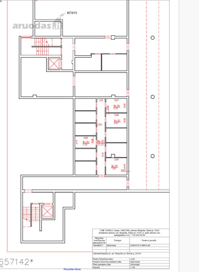 Patalpos, Klaipėdoje Vėtrungėje Birutės g. patalpos Nekilnojamo turto ...
