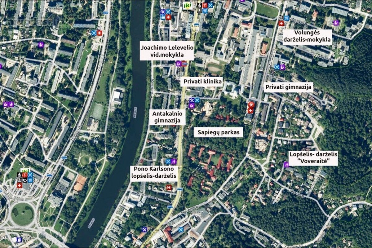 Butas, Vilniuje Antakalnyje L. Sapiegos g., 3 kambarių butas ...