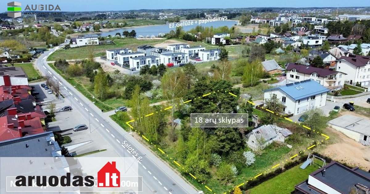 Sklypas, Vilniuje Pilaitėje Salotės g. sklypas Nekilnojamo turto ...