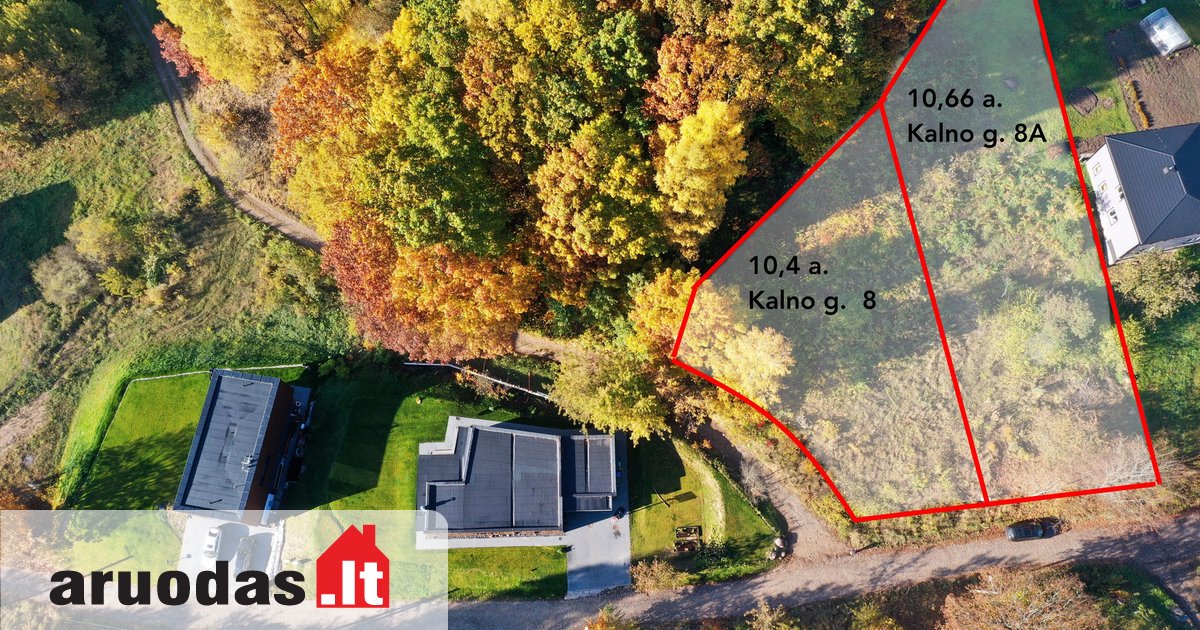 Sklypas, Vilniuje Antakalnyje Kalno g. sklypas Nekilnojamo turto ...