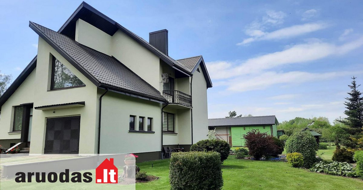 Namas, Šakių r. Paluobių k. Ežero g., mūrinis namas Nekilnojamo turto ...