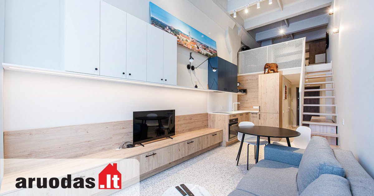 Nuomojamas butas-loftas 40m2 laisvas nuo - Skelbiu.lt
