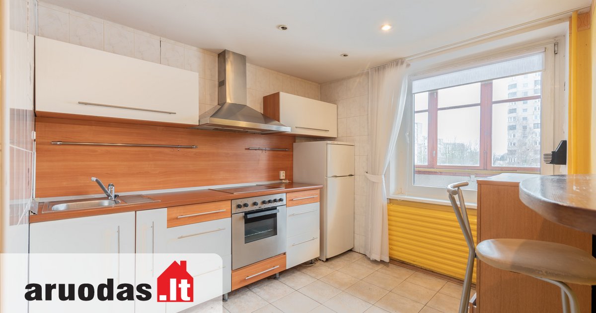 Butas nuomai, Vilniuje Fabijoniškėse Fabijoniškių g., 1 kambario buto ...