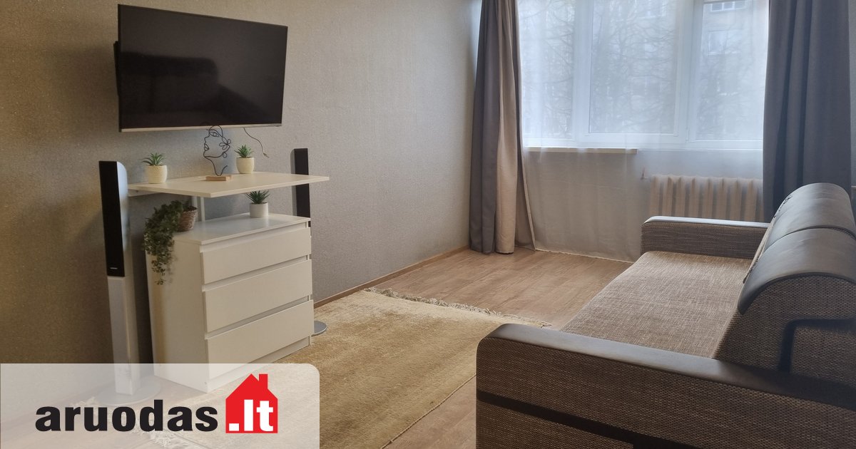 Butas nuomai, Kaune Gričiupyje Gričiupio g., 2 kambarių buto nuoma ...