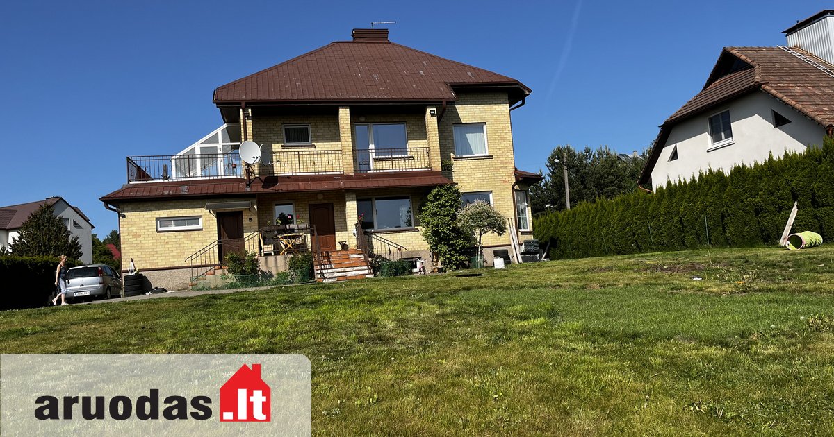 Namas, Vilniuje Zujūnuose Gelažių g., mūrinis namas Nekilnojamo turto ...