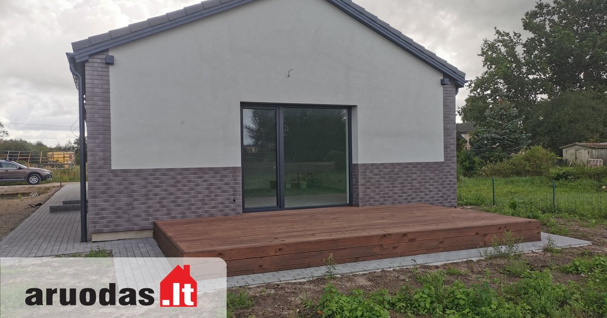 Parduodamas jau pastatytas 100 kv. m. namas - Skelbiu.lt
