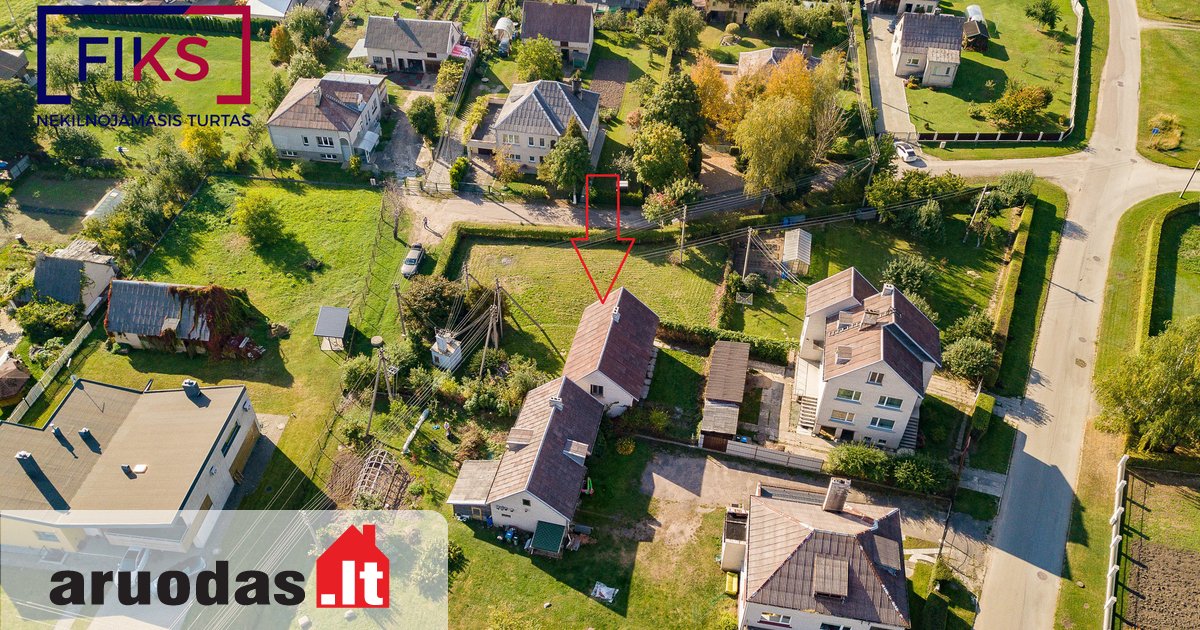 Namas, Kaune Rokuose Rudbalės g., mūrinis namas Nekilnojamo turto ...