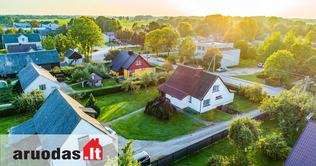 Namas, Klaipėdos r. Kvietinių k. Jaunimo g., mūrinis namas Nekilnojamo ...