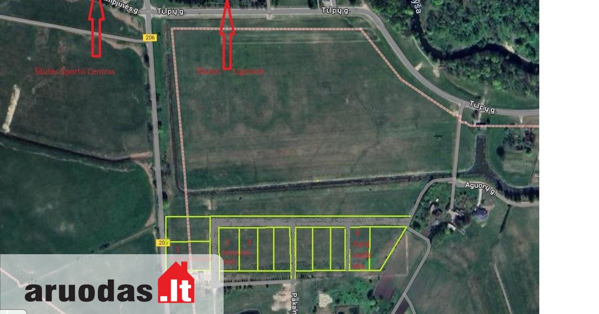 Sklypas, Šilutėje sklypas Nekilnojamo turto skelbimai - Aruodas.lt