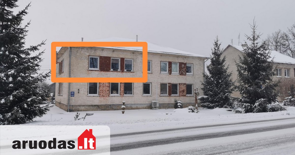 Butas, Rokiškio r. Bajorų k. Bajorų g., 2 kambarių butas Nekilnojamo ...