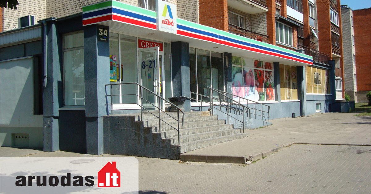 Parduodamos prekybinės patalpos Vilniaus g. - Skelbiu.lt