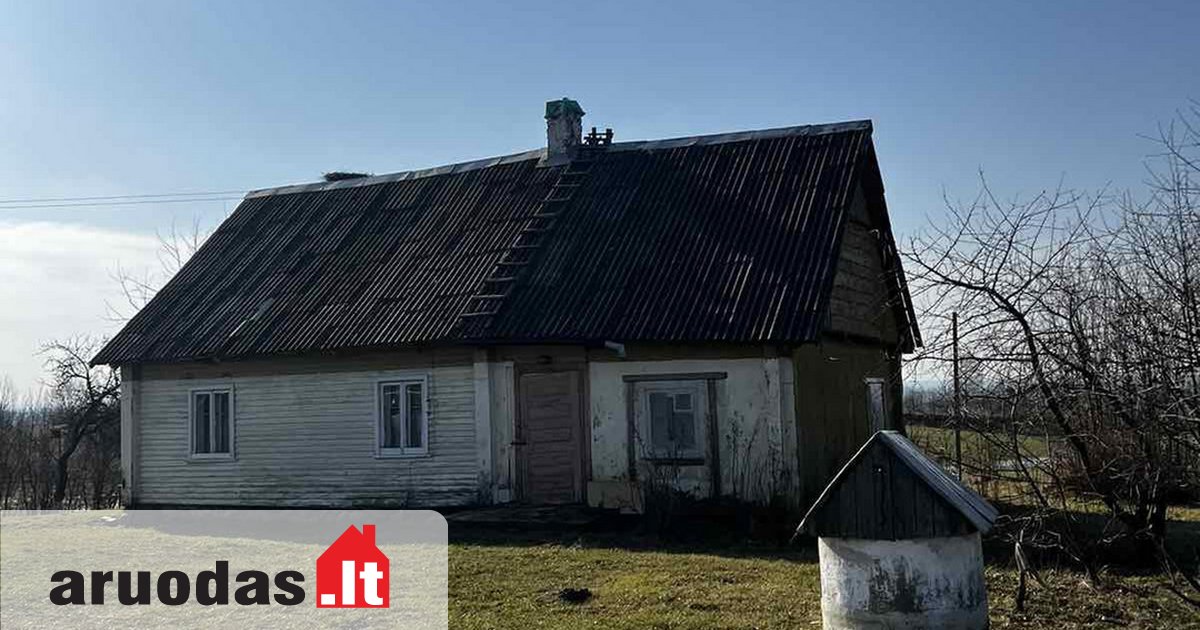 Namas, Prienų r. Stakliškių k. Lauko g., rąstinis namas Nekilnojamo ...
