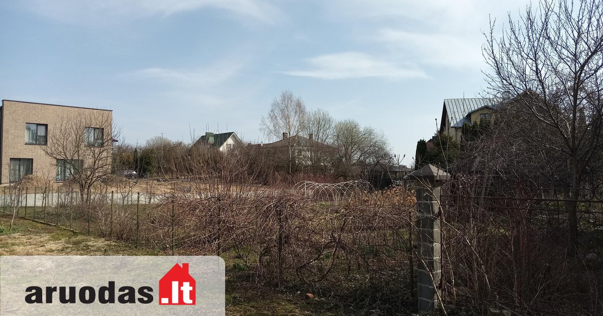 Sklypas, Vilniuje Pilaitėje Pilaitės Sodų 8-oji g. sklypas Nekilnojamo ...